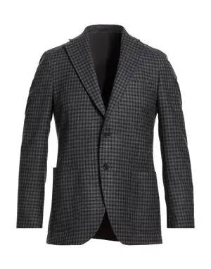TOMBOLINI Blazer Charcoal Size Wool, Cotton