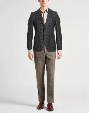 TOMBOLINI Blazer Charcoal Size Wool, Cotton