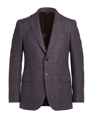 TOMBOLINI Blazer Size Wool, Cotton, Linen, Polyamide - Blue