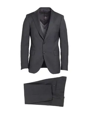 TOMBOLINI Suit Charcoal Size Virgin Wool