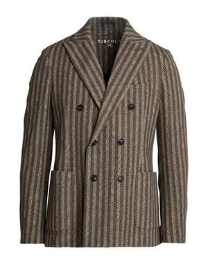 CIRCOLO 1901 Blazer Size Cotton, Elastane - Brown