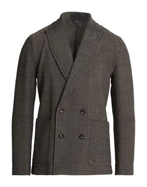 CIRCOLO 1901 Blazer Khaki Size Virgin Wool, Linen, Cotton, Polyamide, Elastane - Beige