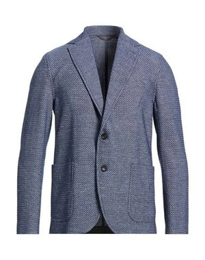 CIRCOLO 1901 Blazer Size Virgin Wool, Linen, Cotton, Polyamide, Elastane - Blue
