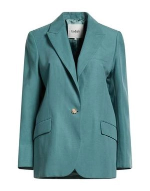 Ba&sh Blazer Turquoise Size Lyocell, Linen - Blue