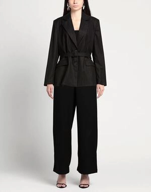 KAOS Single-breasted Striped Blazer With Belt