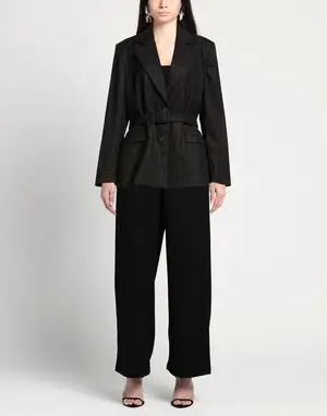 KAOS Single-breasted Striped Blazer With Belt