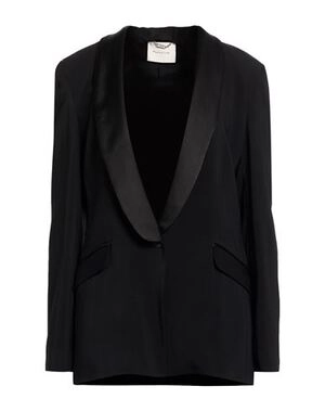 MANILA GRACE Blazer Size Viscose, Elastane - Black
