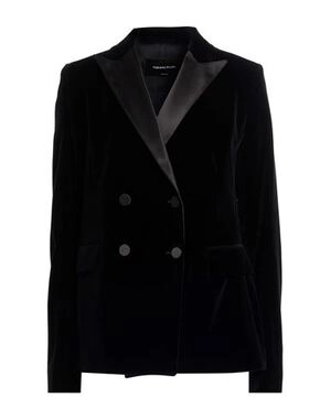 Fabiana Filippi Blazer Size Cotton, Viscose, Silk - Black