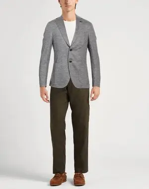 PAOLONI Blazer Size Virgin Wool, Cotton