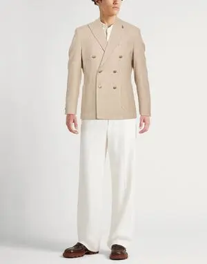 PAOLONI Blazer Size Wool, Polyester, Cotton
