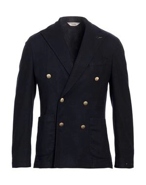 PAOLONI Blazer Midnight Size Virgin Wool, Polyamide, Elastane - Blue