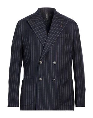 PAOLONI Blazer Size Virgin Wool - Blue