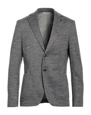 PAOLONI Blazer Size Wool, Acrylic, Polyamide - Grey