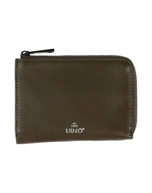 LIU •JO MAN Cardholder Military Leather - Green