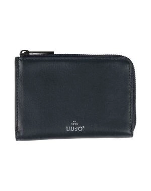 LIU •JO MAN Cardholder Military Leather - Navy