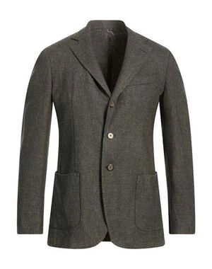 SANTANIELLO Blazer Military Size Wool, Polyester - Green