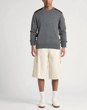 Paul & Shark Sweater In Virgin Wool, Viscose, Cashmere, And Goat Skin