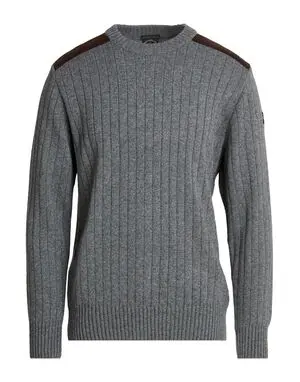Paul & Shark Sweater In Virgin Wool, Viscose, Cashmere, And Goat Skin
