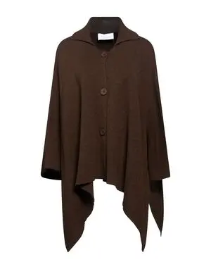 KAOS Cardigan In Acrylic, Viscose, Wool, And Alpaca Wool - Brown