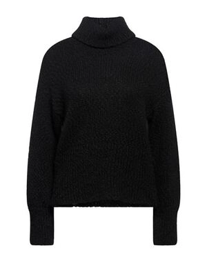 MANILA GRACE Turtleneck Size Wool, Polyamide - Black