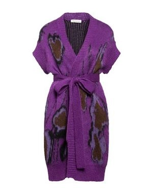 MANILA GRACE Cardigan Size Acrylic, Mohair Wool, Polyamide - Purple