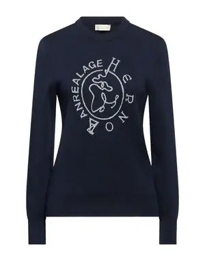 Herno Sweater Size Virgin Wool, Polyester - Navy
