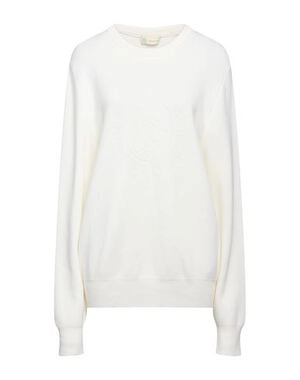 Herno Woman Sweater Navy Size S Virgin Wool, Polyester White