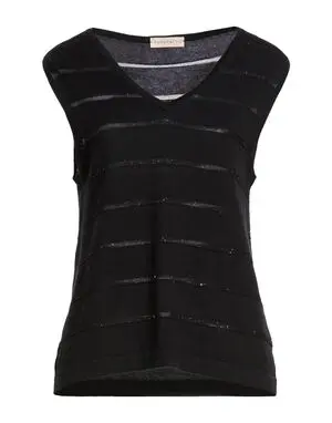 PUROTATTO Silk & Cashmere V-neck Sleeveless Sweater