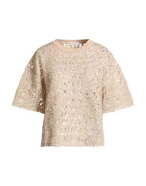 Brunello Cucinelli Sweater Size Mohair Wool, Polyamide, Silk, Linen, Polyester - Beige
