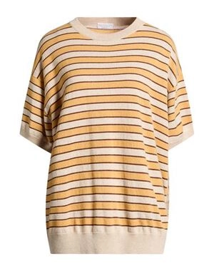 Brunello Cucinelli Sweater Size Cashmere, Viscose, Metallic Polyester - Beige