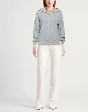 Sandro Wool And Cashmere Zip-up Hooded Cardigan