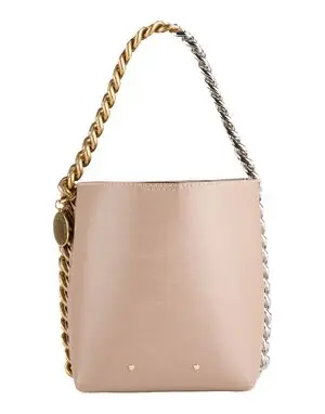 Stella McCartney Handbag Taupe Polyurethane, Polyamide, Polyester