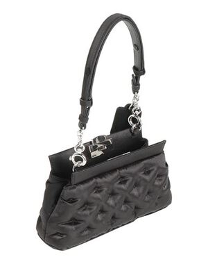 MAISON MARGIELA Quilted Satin Clutch With Detachable Top Handle
