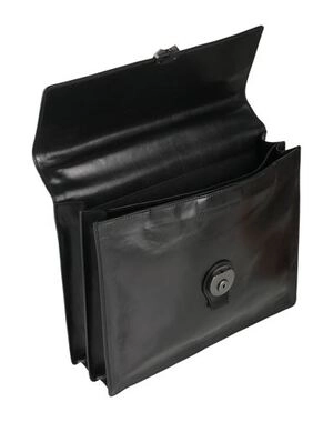 THE BRIDGE Leather Briefcase With Push-clasp Fastening