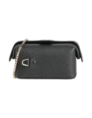 VALEXTRA Calfskin Cross-body Bag - Black