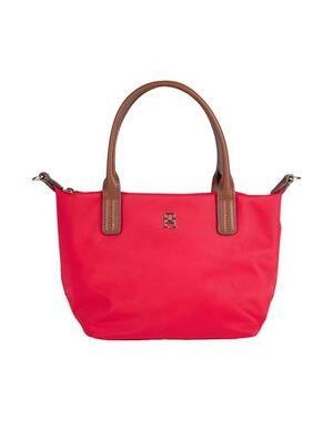 Tommy Hilfiger Handbag Recycled Nylon, Cow Leather - Red