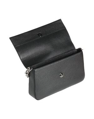 ERMANNO FIRENZE Pebbled Leather Clutch With Chain Strap
