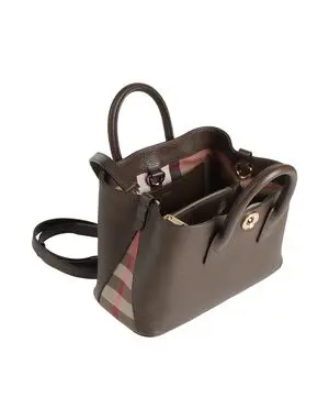 Burberry Calfskin Handbag - Brown