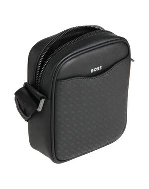 Hugo Boss Regenerated Leather And Recycled Polyamide Crossbody Bag