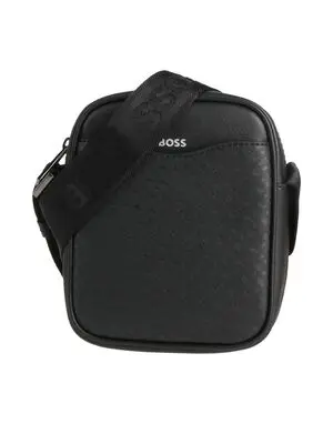 Hugo Boss Regenerated Leather And Recycled Polyamide Crossbody Bag