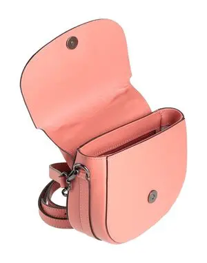 Peserico Embellished Leather Saddle Bag - Red