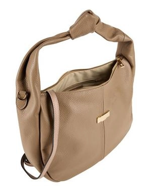 BALDININI Hobo Bag Pebbled Leather