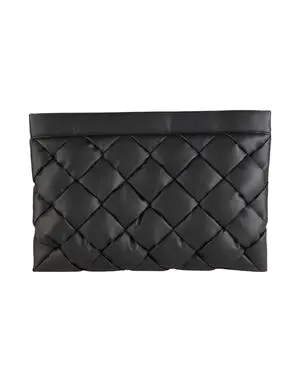 Fabiana Filippi Quilted Maxi Clutch Bag - Black