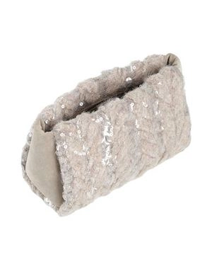 Brunello Cucinelli Textile Fibers And Leather Clutch