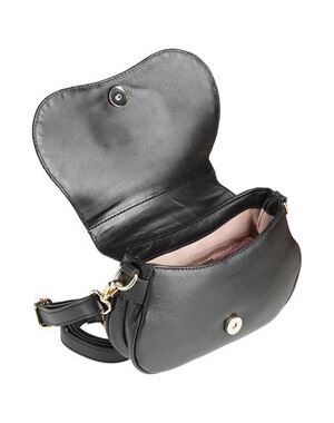 MARC ELLIS Leather Baguette Bag - Black
