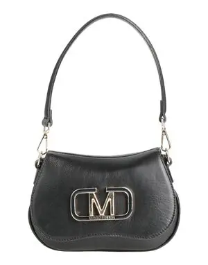 MARC ELLIS Leather Baguette Bag - Black