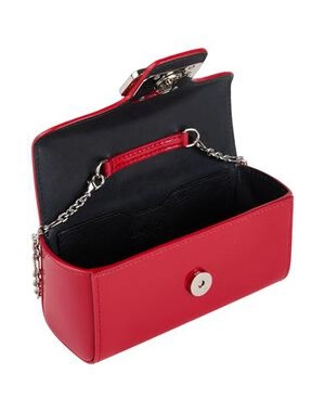 LANVIN Mini Glossed Leather Crossbody Bag With Appliqu