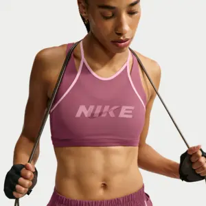 Nike One Light-support Padded Sports Bra - Red