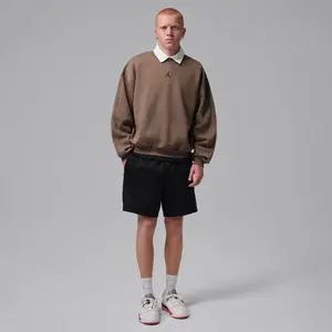 JORDAN Brooklyn Oversized Fleece Crew-neck Sweatshirt