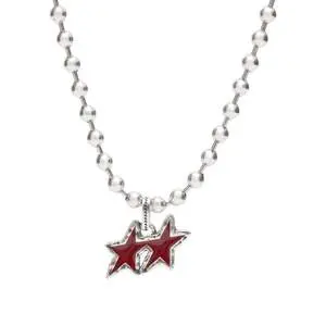TWOJEYS Melted Stars Ball Necklace